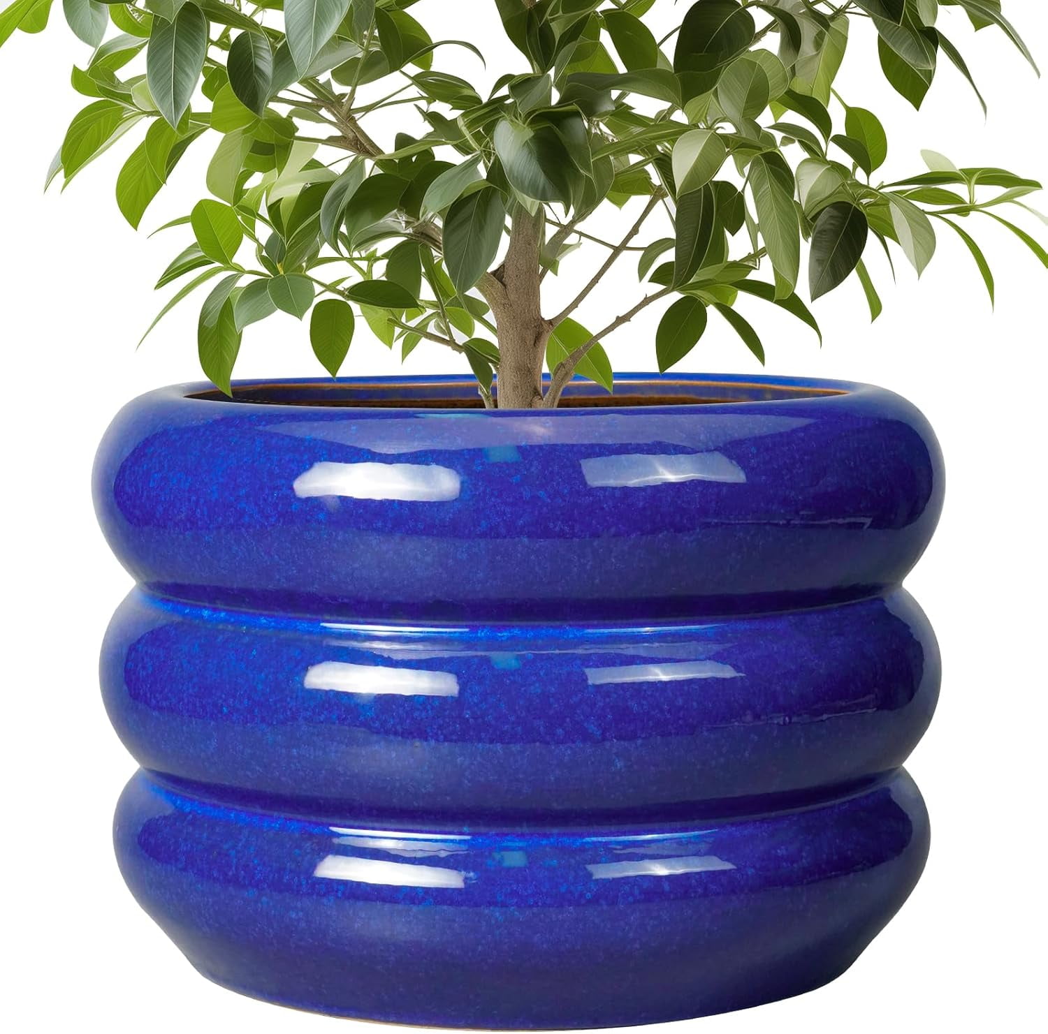 Ceramic Plant Pot - 10 Inch Planter for Outdoor Plants Indoor Plant Pot ...