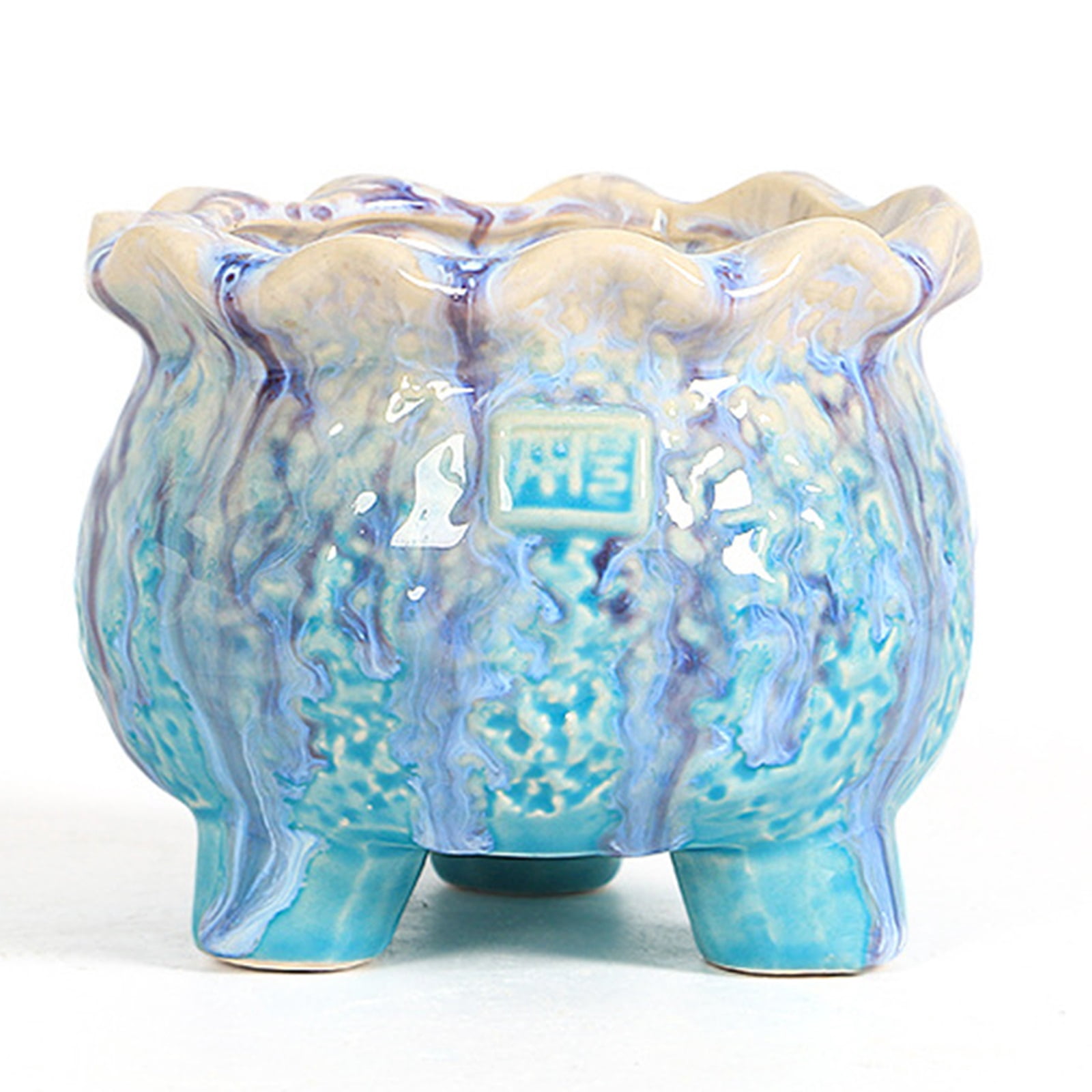 Ceramic Plant Pots, Succulent Plant Pot, Ceramic Plant Pot with Legs ...