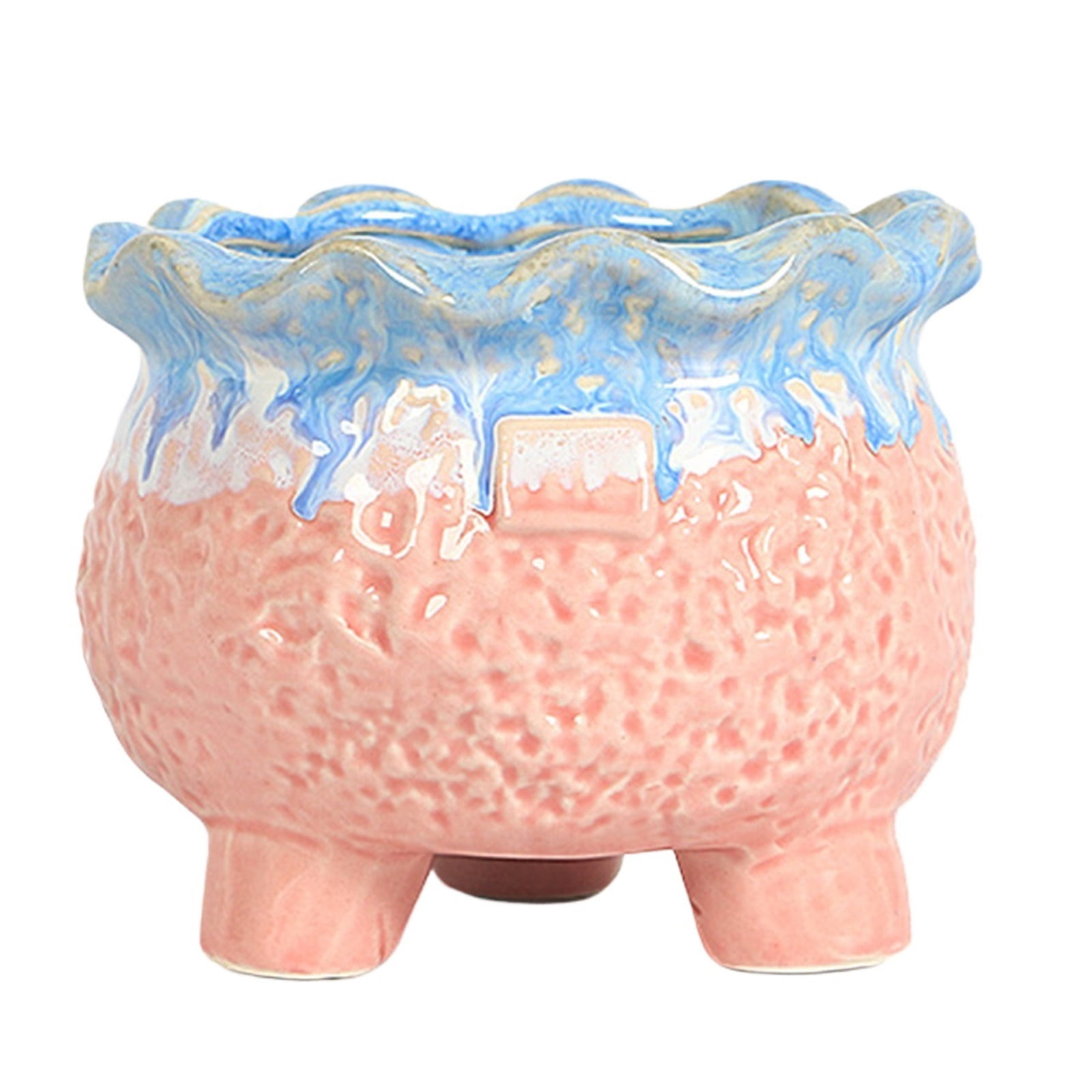 Ceramic Plant Pots, Succulent Plant Pot, Ceramic Plant Pot with Legs ...