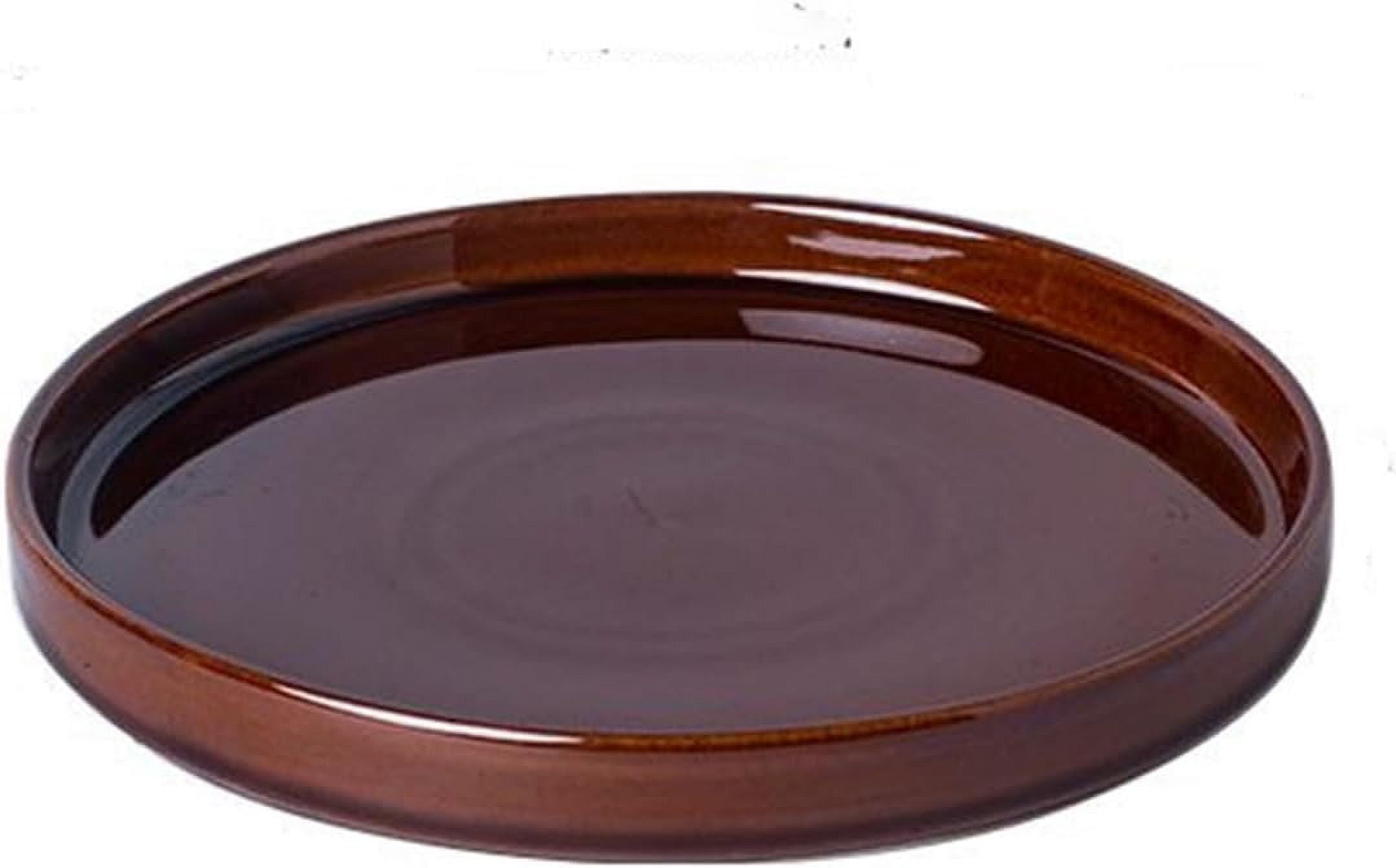 Ceramic Plant Saucer 9 Inch, Round Plant Trays for Indoors/Outdoors ...