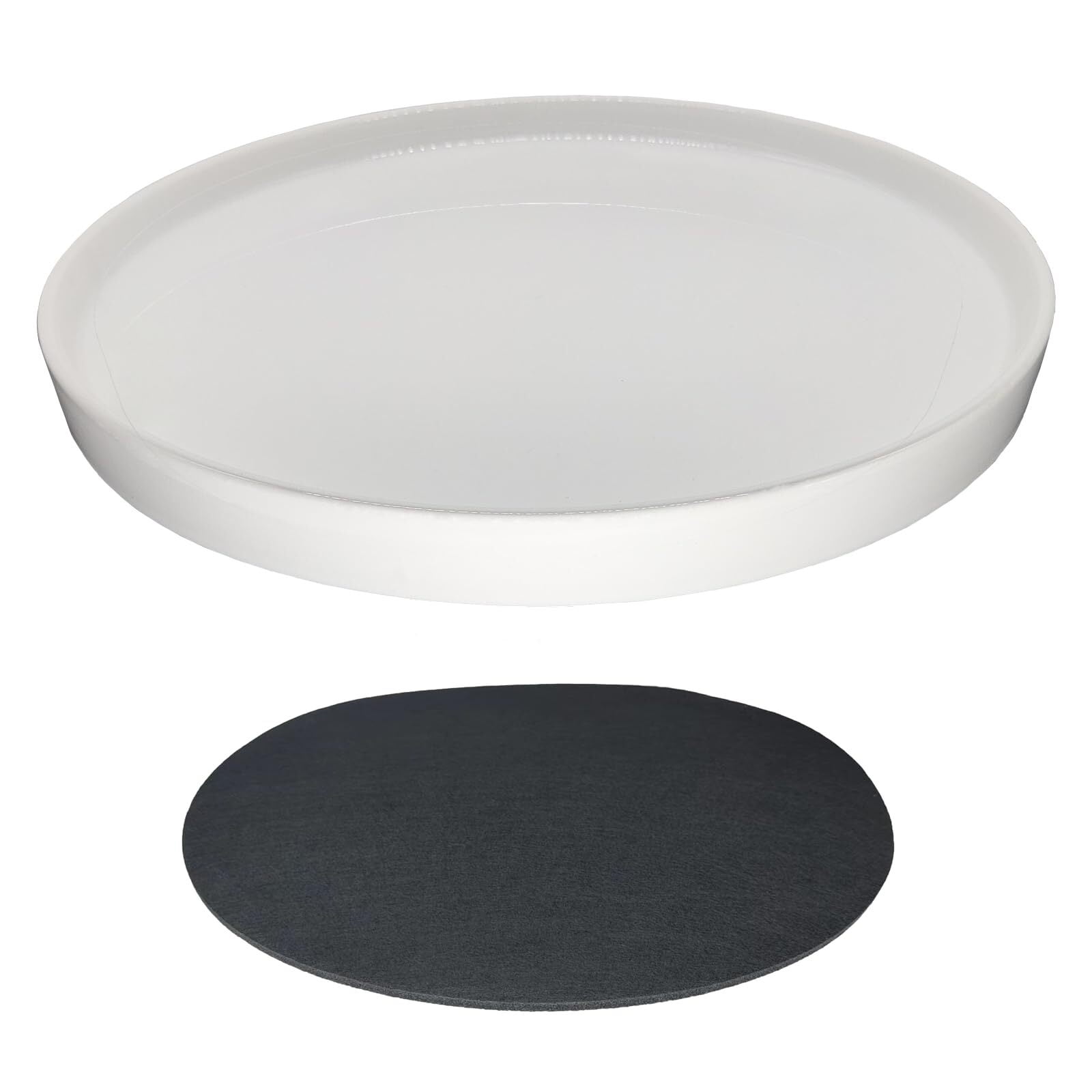 Ceramic Plant Saucer Pot Tray 10 Inch, Planter Saucers 4 5 6 7 8 9 10 ...