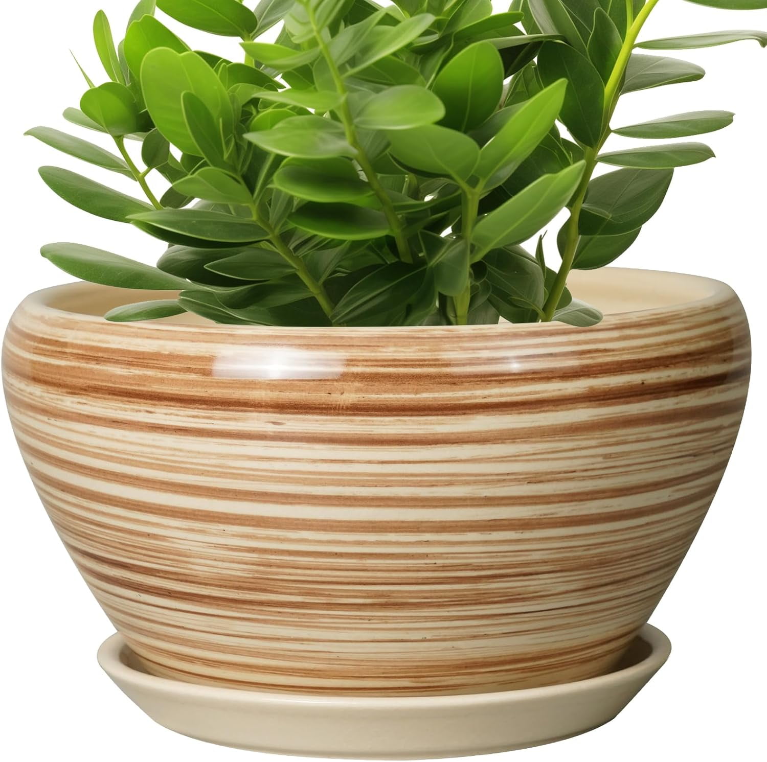 Ceramic Pot for Plants 11 Inch - Planter for Outdoor Plants Indoor ...