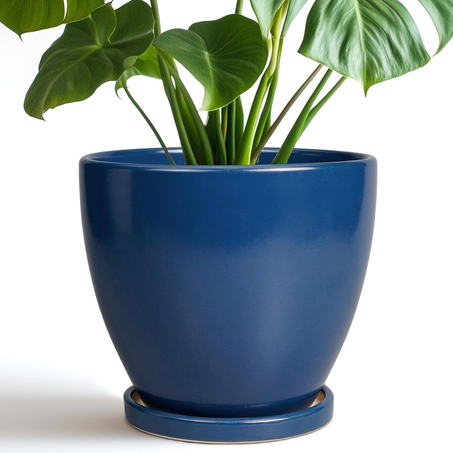 Ceramic Pots for Plants - 10 Inch Planter for Indoor Ourdoor Plants ...