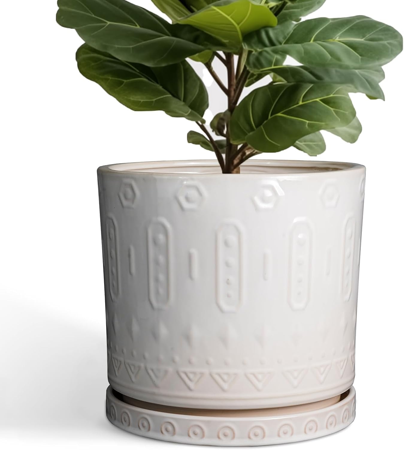 Ceramic Pots for Plants 12 Inch - Large Ceramic Planters for Indoor ...
