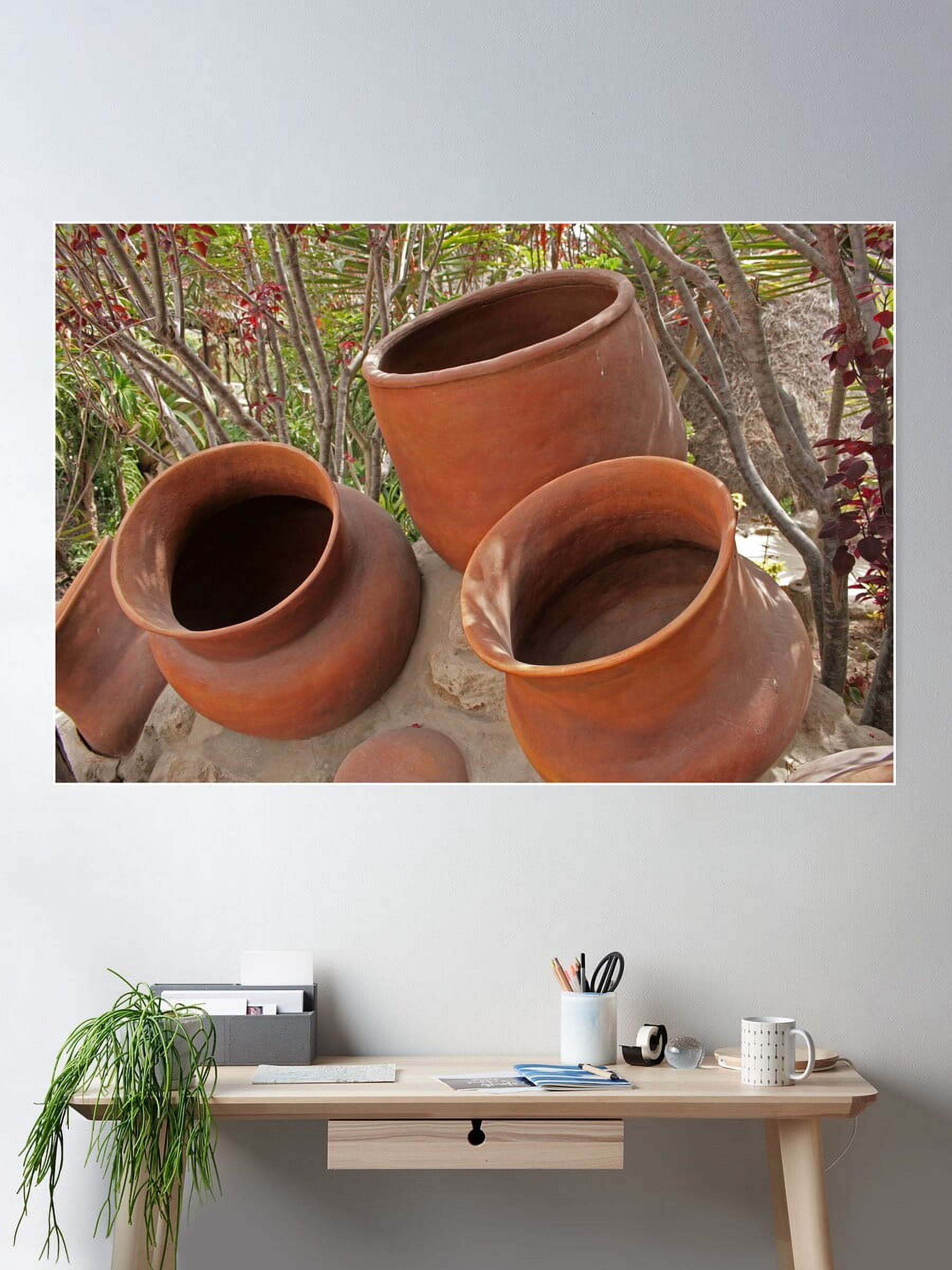 Ceramic Pots Poster Wall Art, Modern Wall Decor For Living Room Bedroom ...
