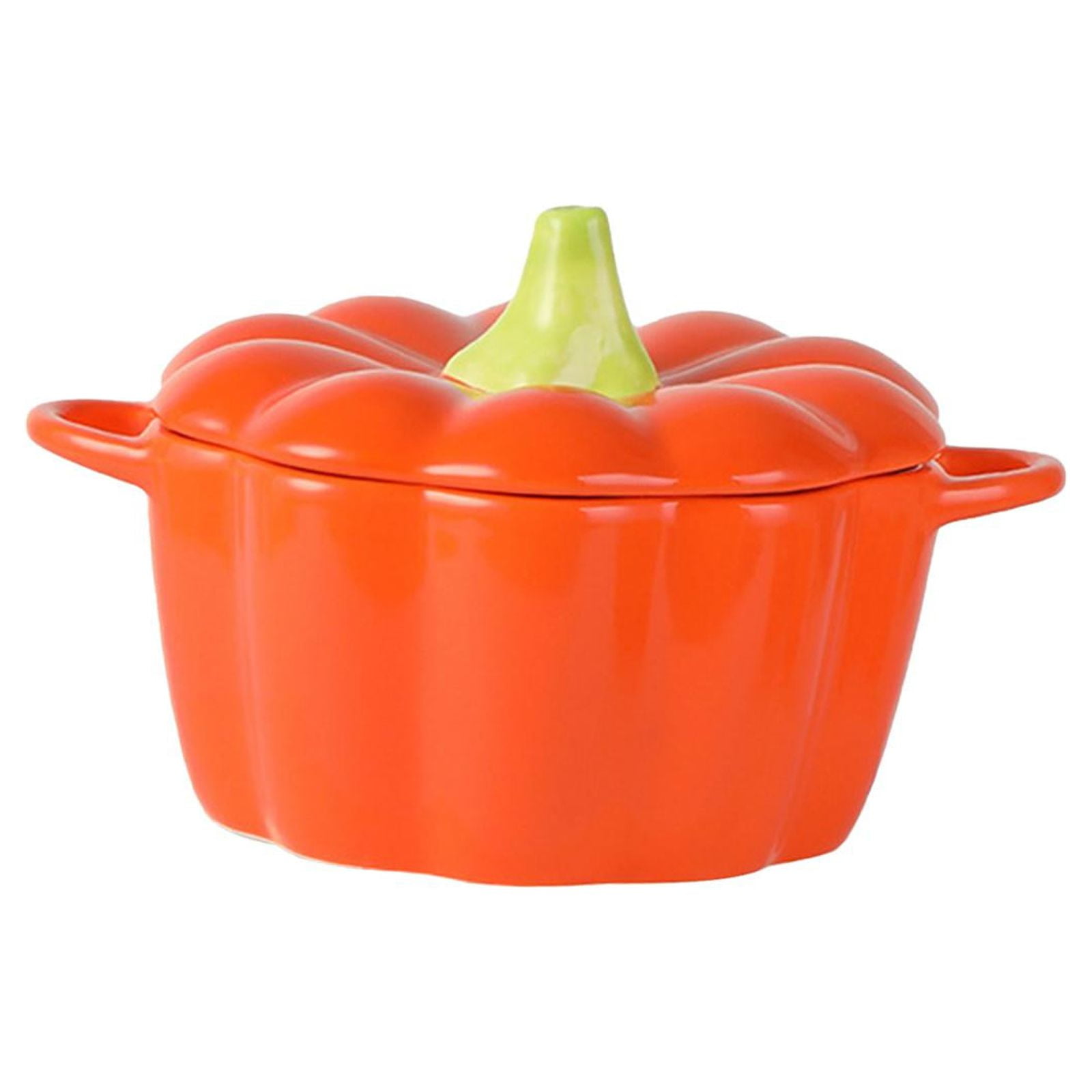 Ceramic Pumpkin Shaped Bowl, Individual Casserole, Tableware Pots ...