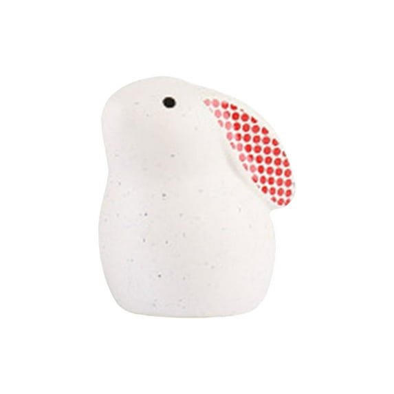 Ceramic Rabbit Figurine Ornament Easter Spring Table Centerpiece ...