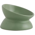 Ceramic Raised Cat Bowl, Cat Food Bowls Elevated Tilted, Ceramic Pet ...