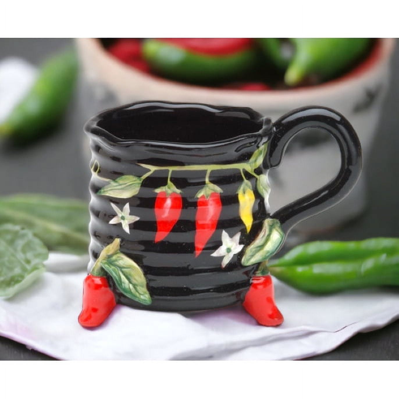 Ceramic Red Chili Pepper Mug 12oz Kitchen Friend Coworker - Walmart.com