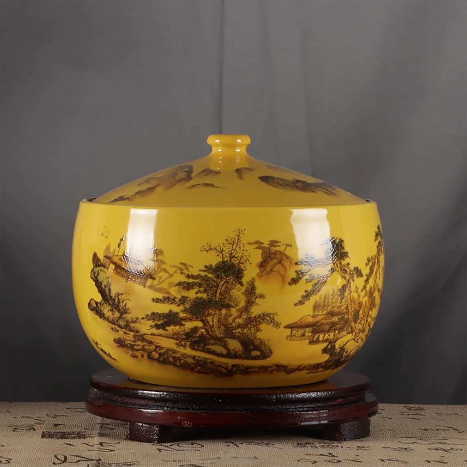 Ceramic Rice Jar Large Ceramic Jar For Rice Ceramic Rice Bucket With ...