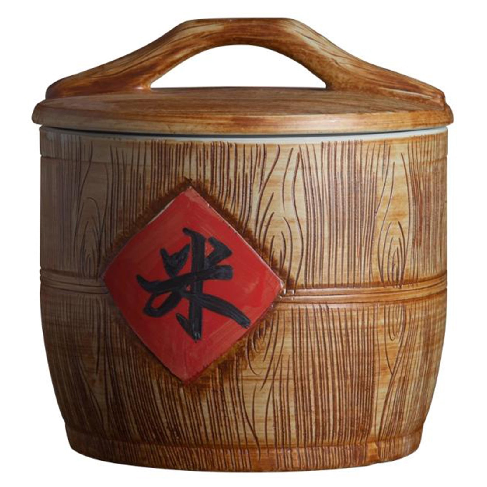 Ceramic Rice Storage Container With Lid,Food Storage Containers,Ceramic ...