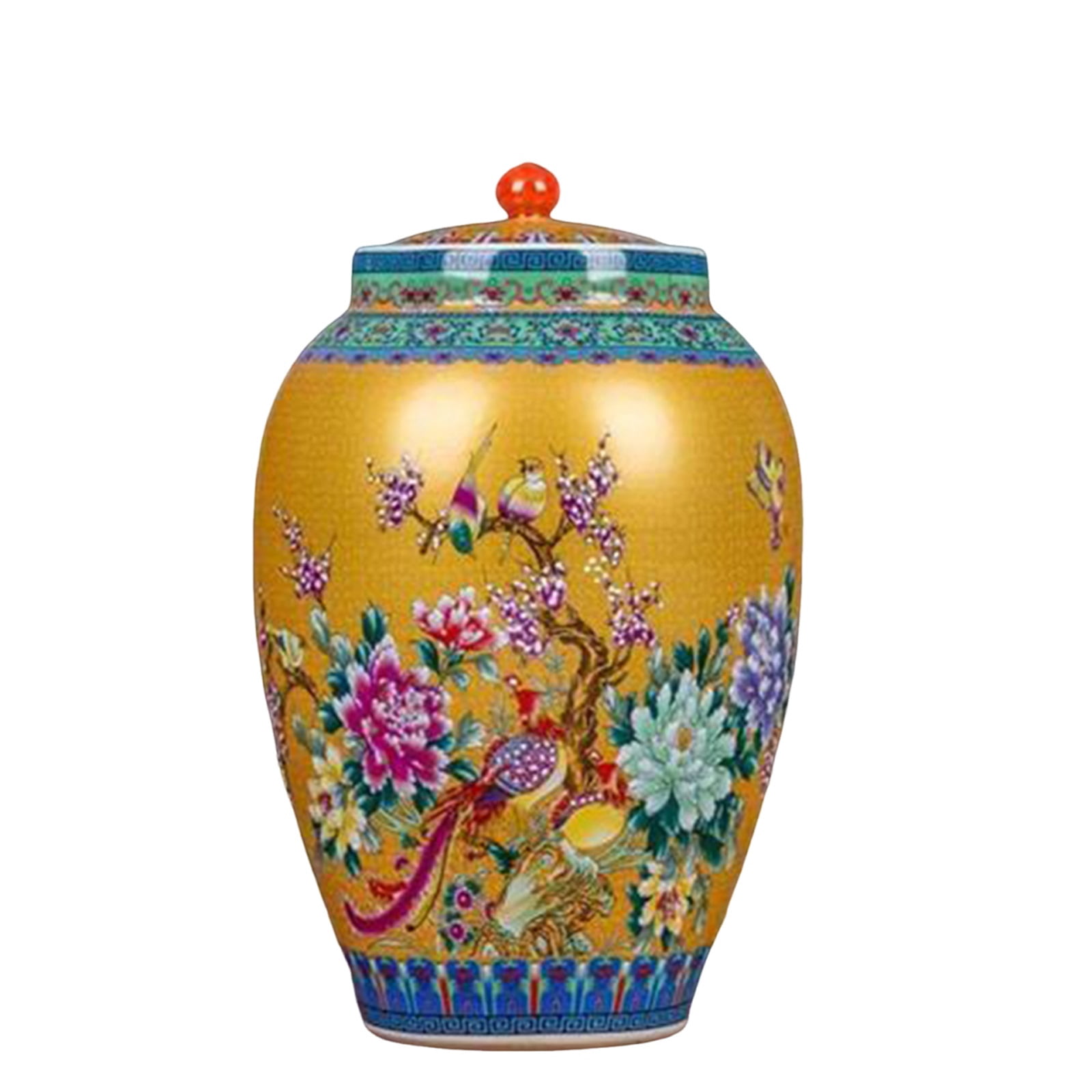 Ceramic Rice Storage Jar, Rice Storage Containe, Large Capacity Food ...