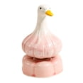 Ceramic Rotating Ducks Figurines Fidgety Toy Garlic Ducks Statues Table ...