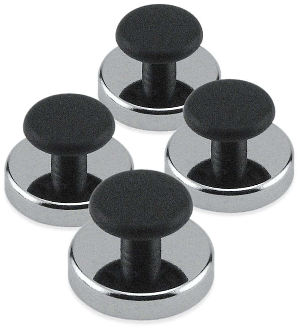 Ceramic Round Base Magnet with Knob Pack - Heavy-Duty Strong Magnets ...