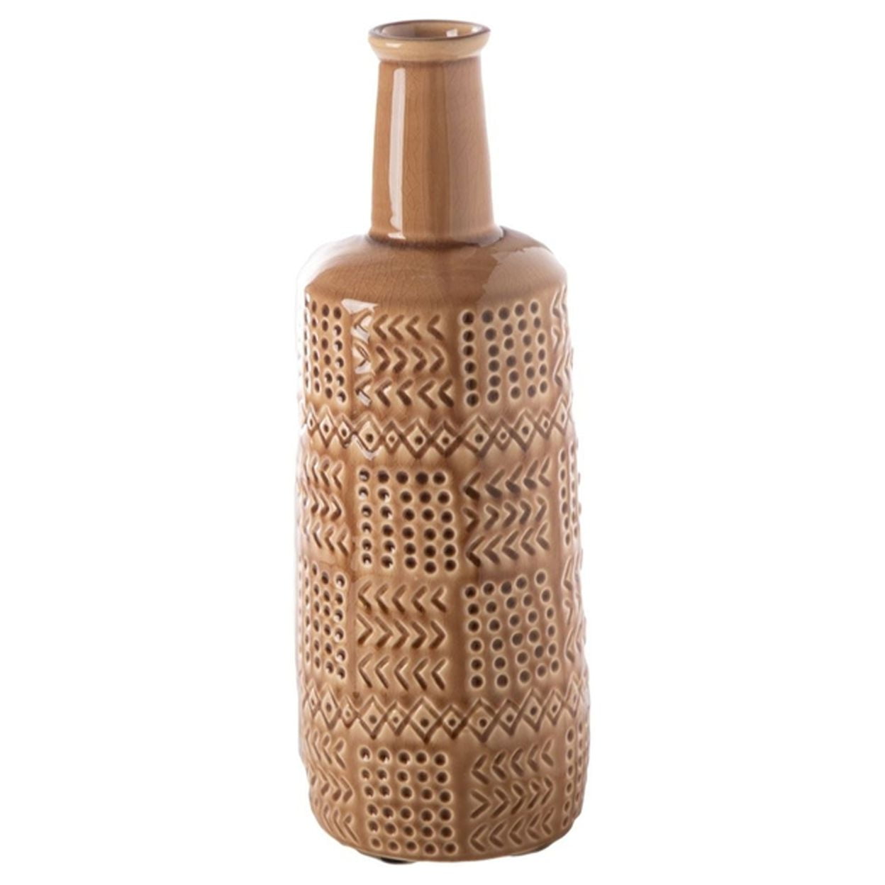 Zarien Layered Tribal Ceramic Vase - Walmart.com