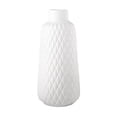 Ceramic Round Vase with Embossed Seamless Diamond Pattern Design Body ...