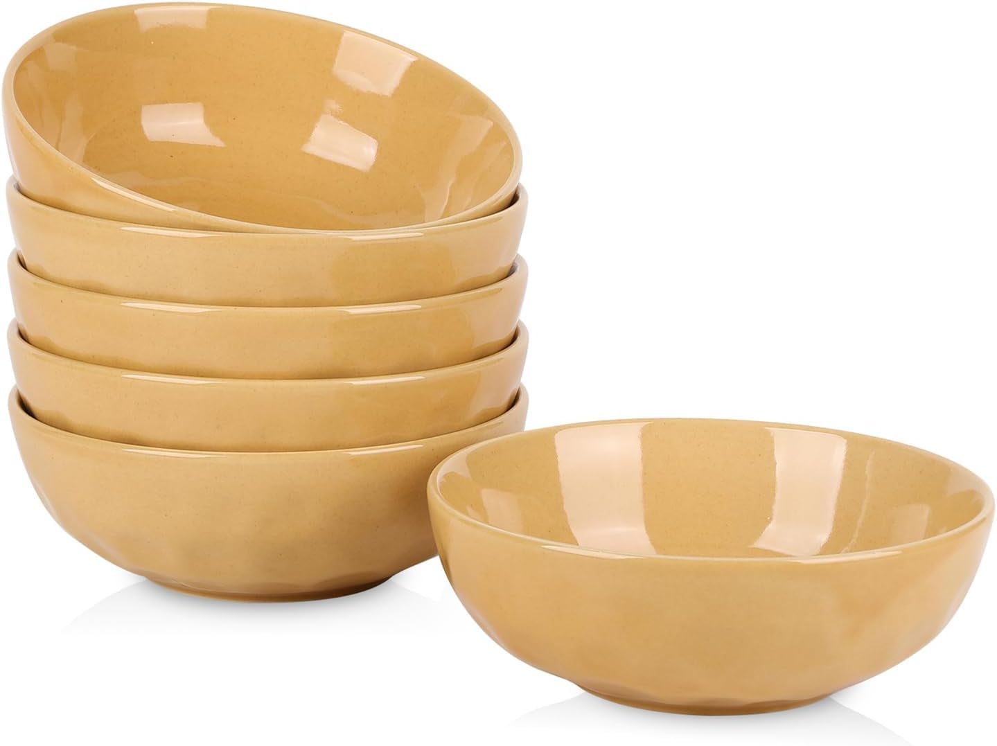 Ceramic Salad Bowls Set for Kitchen, Serving - 32 Ounce Soup Bowls ...