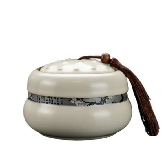 Ceramic Sealed Tea Canister With Lid Home Coffee Storage Jar For Tea ...