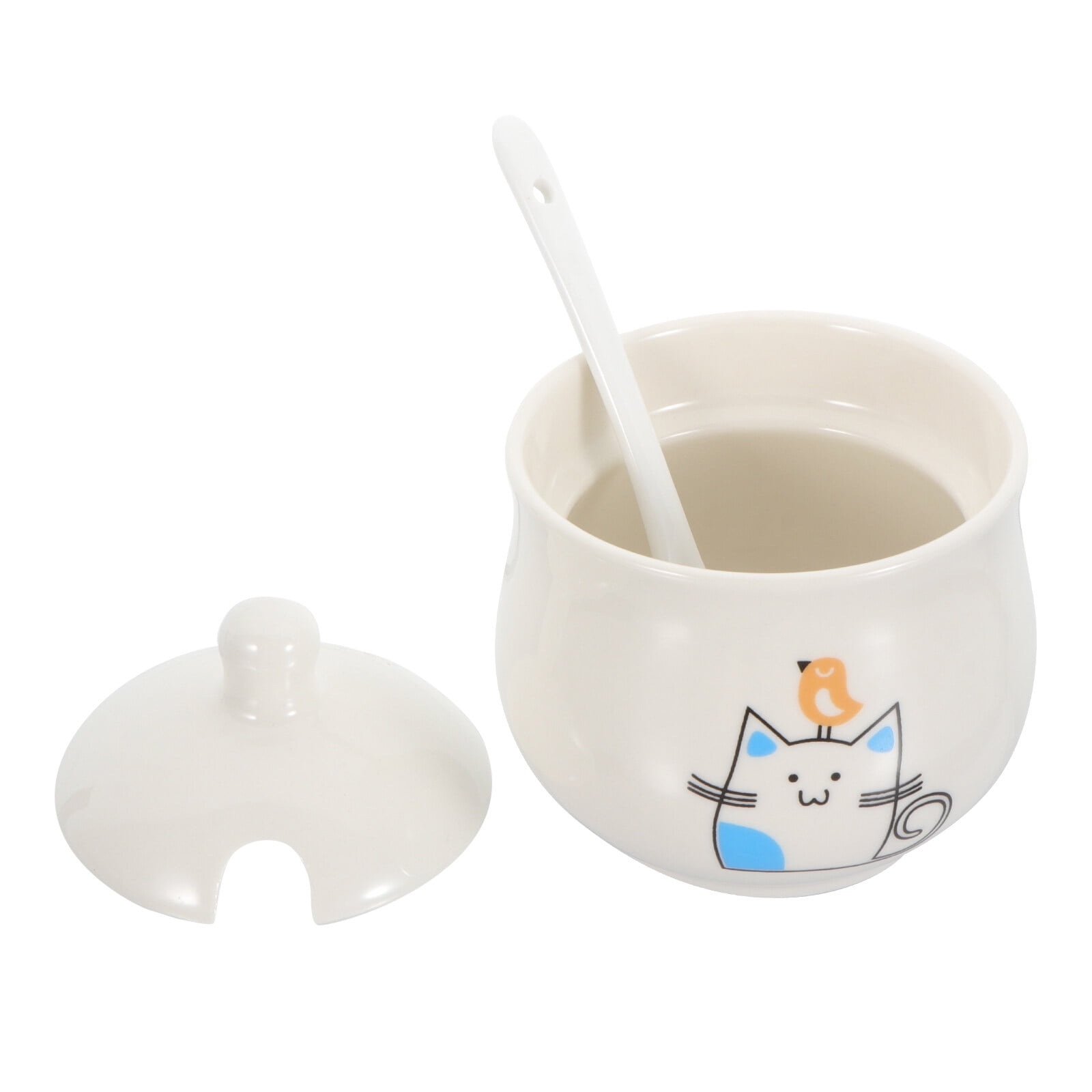 Ceramic Seasoning Jar Condiment Storage Coffee Creamer Japanese-style ...