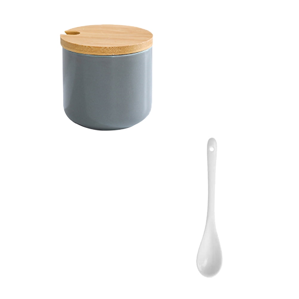 DEEPCRAFF Ceramic Seasoning Holder Grey For Catering Services 1 Set 3 ...