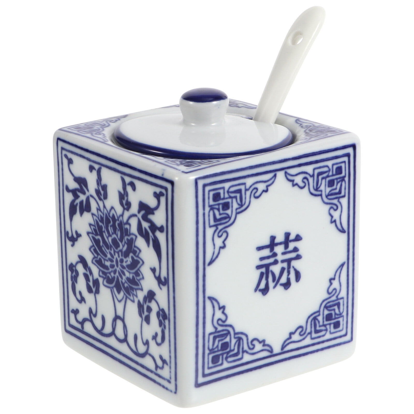 Ceramic Seasoning Tank Bottle Household Sealed Storage Tank Salt Pepper ...