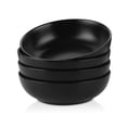 Ceramic Serving Bowl Set 8.6 Inch Matte Black For Pasta Salad Soup ...
