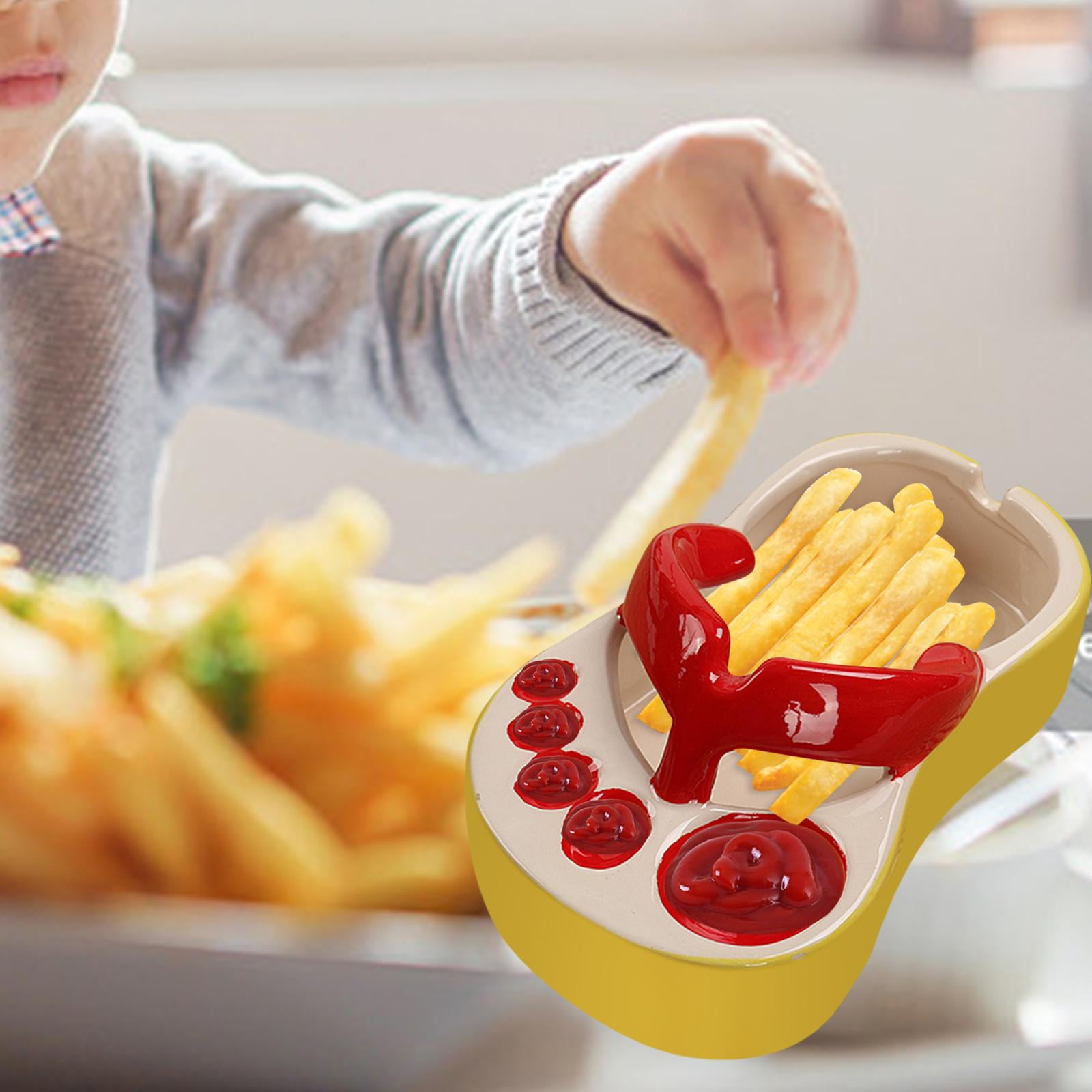 Ceramic Serving Dish Holder,Feet Shaped French Fry Dish ,Small ...