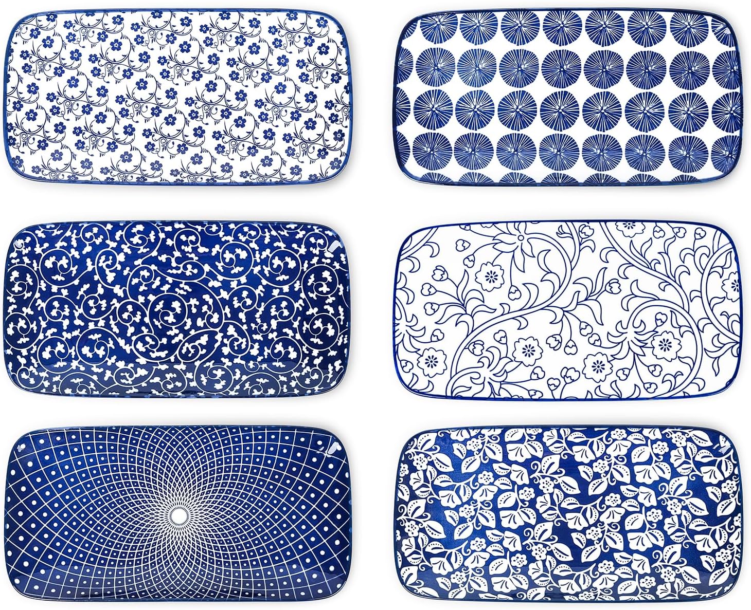 Ceramic Serving Platters, 12 Inch Serving Trays for Party Entertaining ...