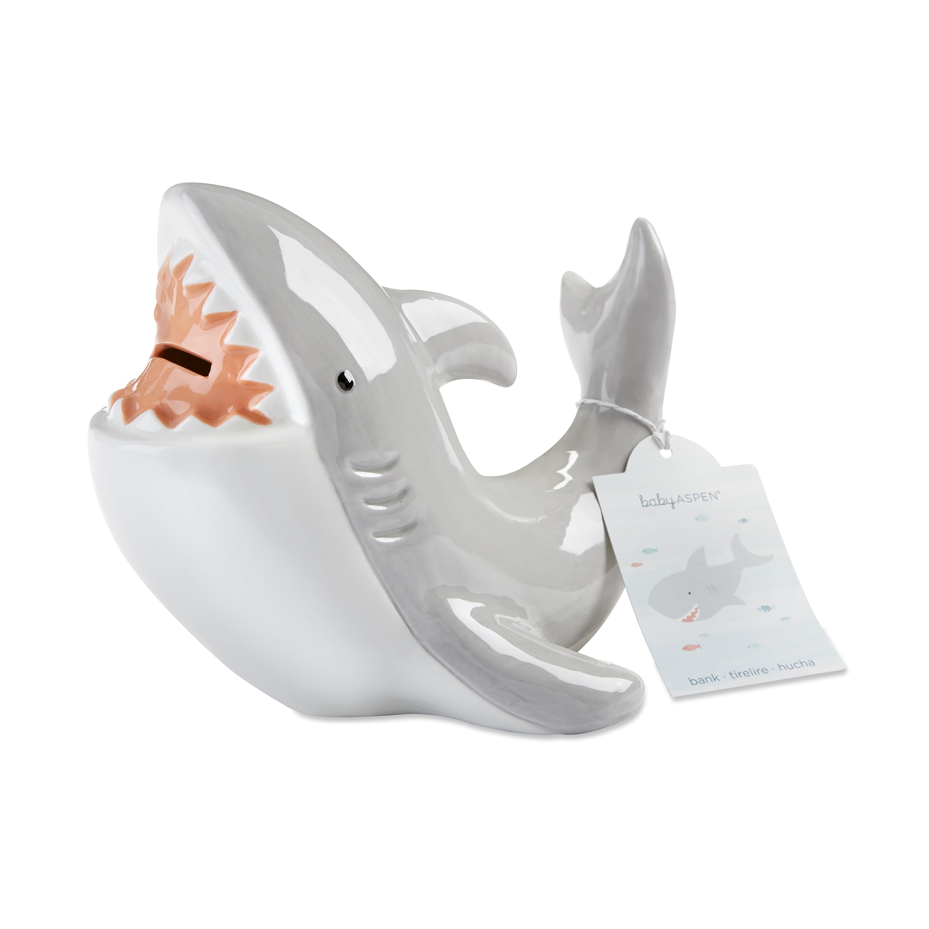 Ceramic Shark Bank - Walmart.com