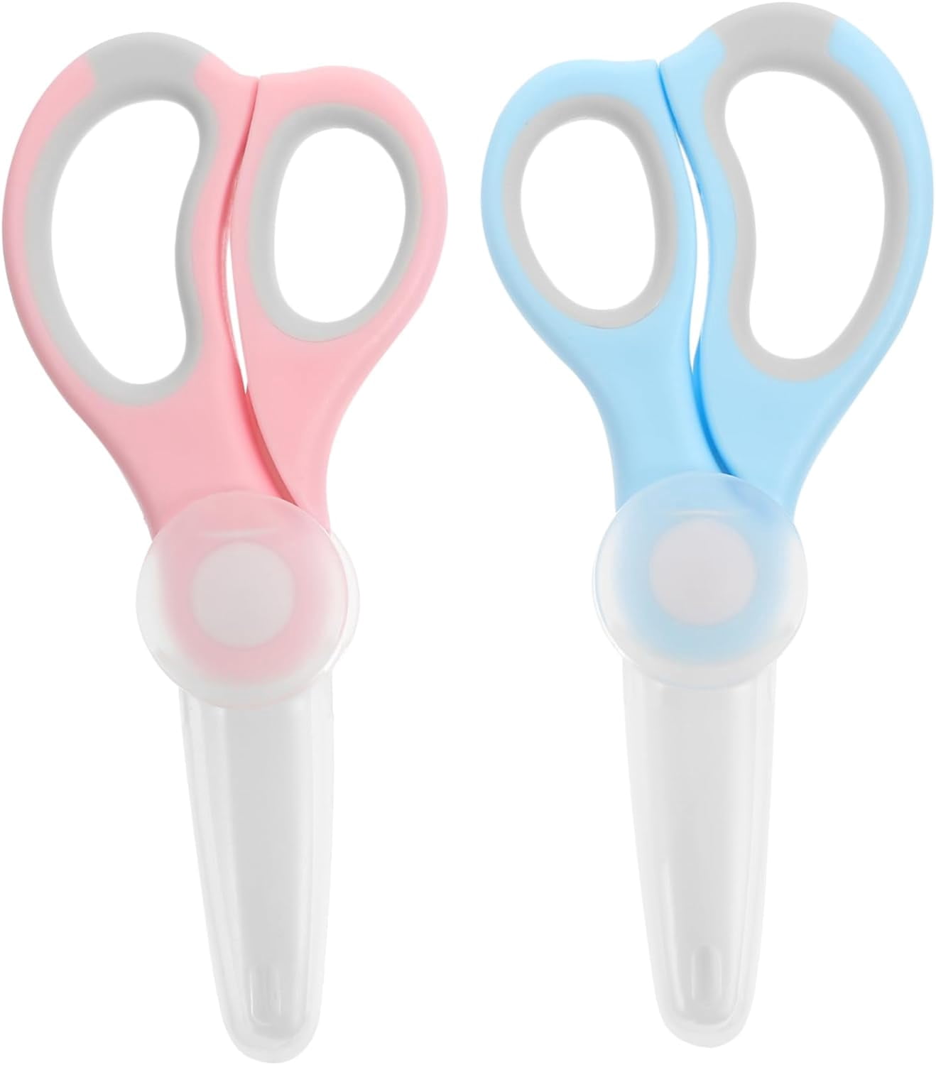 Ceramic Shears, 2Pcs Ceramic Baby Food Scissors With Storage Cover ...