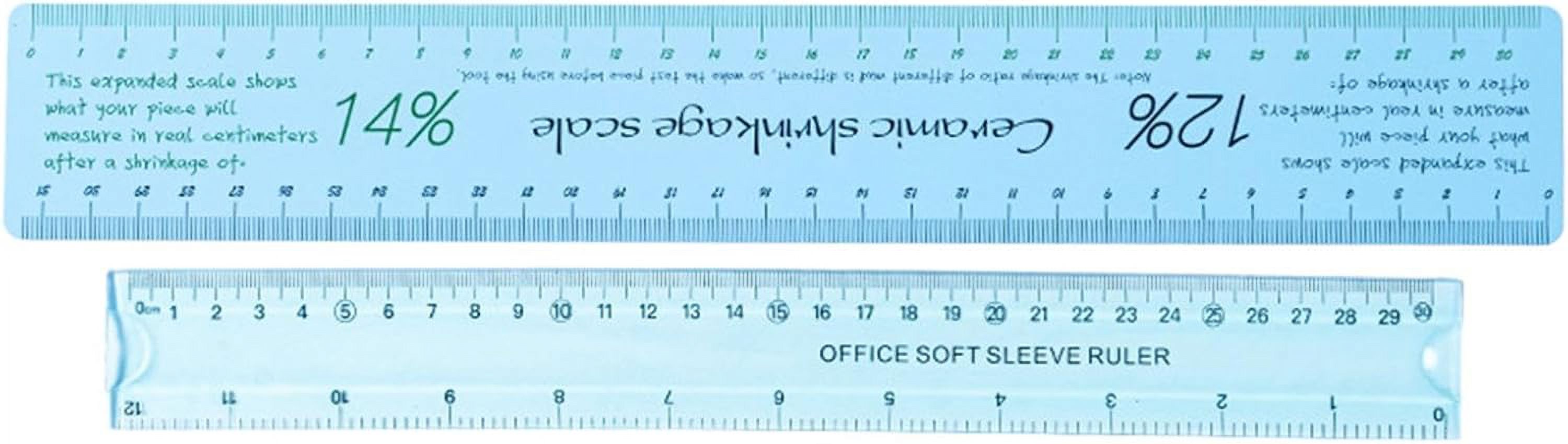 Ceramic Shrinkage Scale Ruler, Ceramic Measuring Ruler, with Standard ...