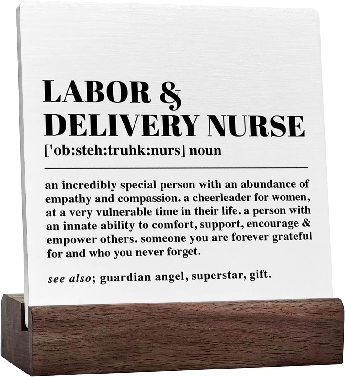 Ceramic Sign 4x4 Inch Appreciation Gifts For L&D Nurse Obstetrics Nurse ...