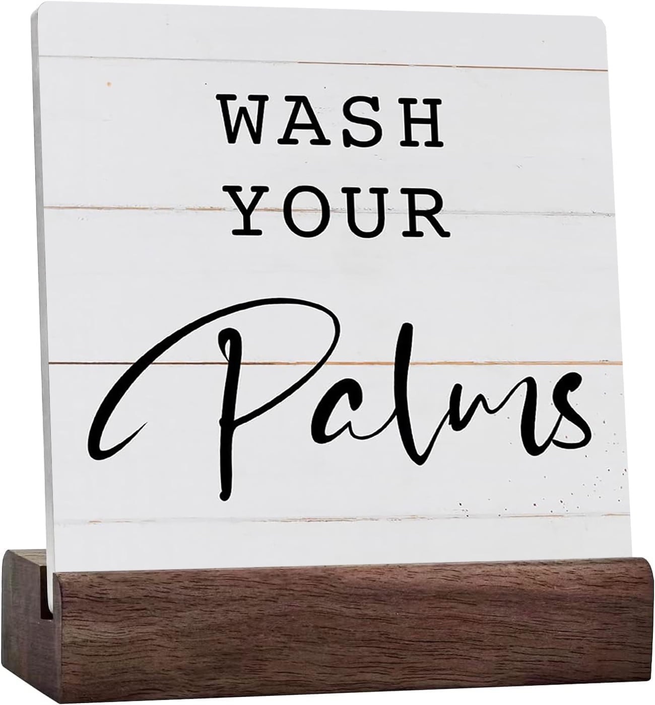 Ceramic Sign 4x4 Inch Bathroom Decor Farmhouse Home Decor Ceramic ...