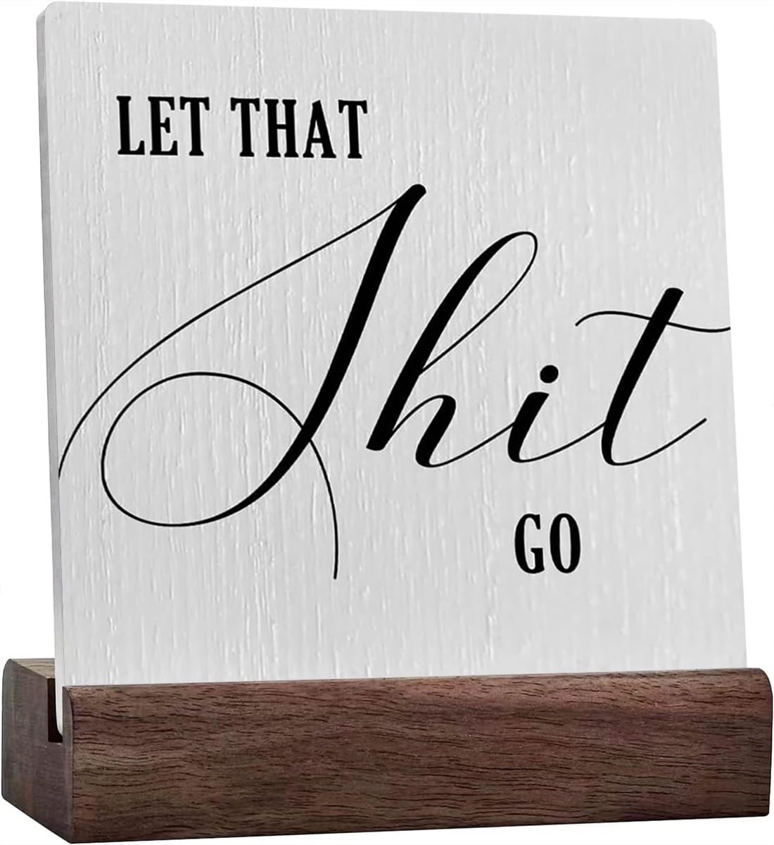 Ceramic Sign 4x4 Inch Bathroom Decor Bathroom Signs Plaque Sign with ...