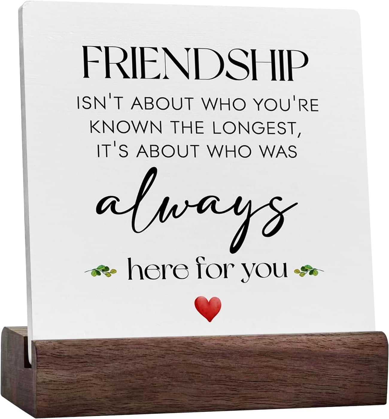 Ceramic Sign 4x4 Inch Best Friend Sign Friendship Quote Ceramic Plaque ...