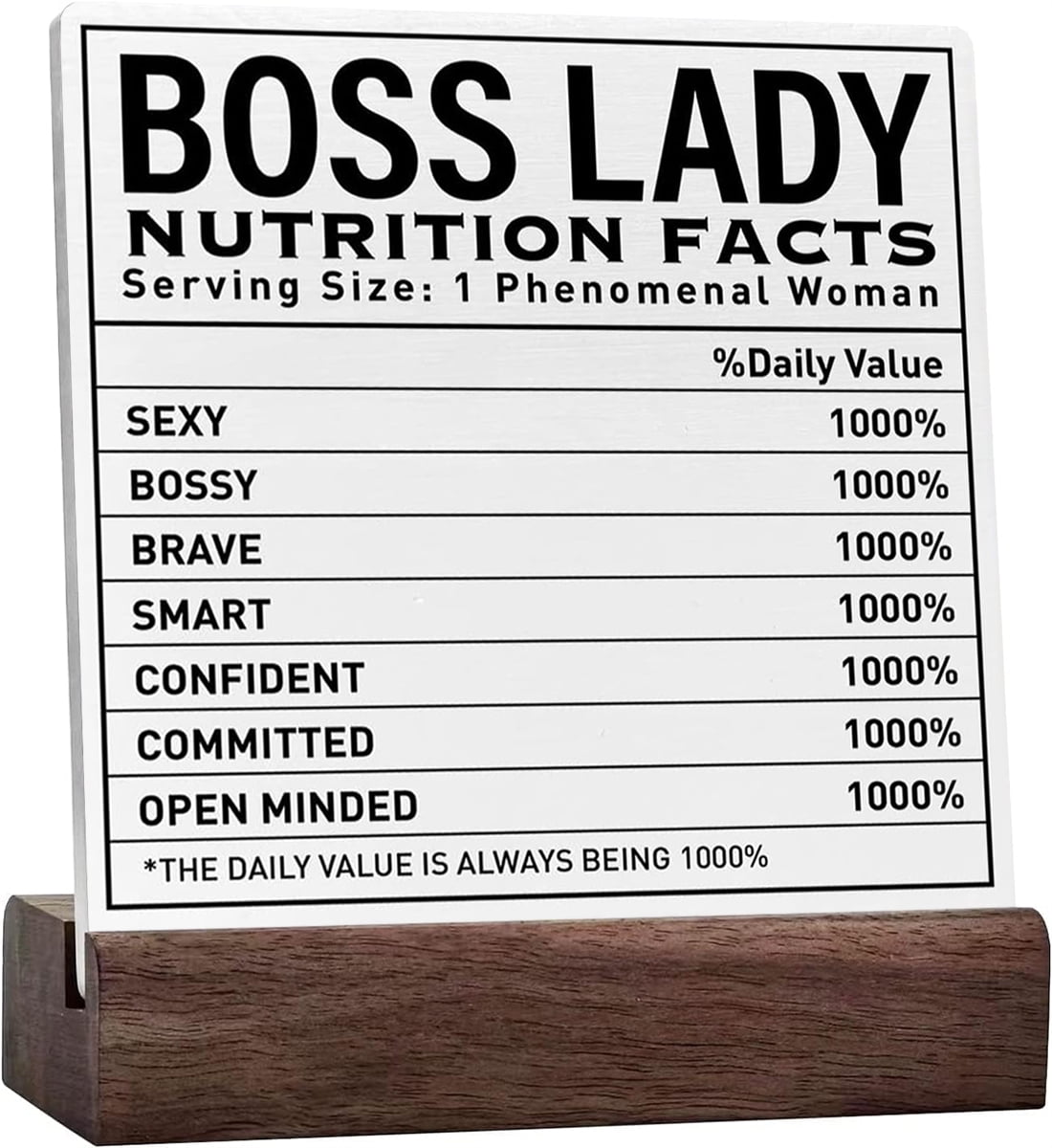 Ceramic Sign 4x4 Inch Boss Lady Gifts For Women Thank You Appreciation ...