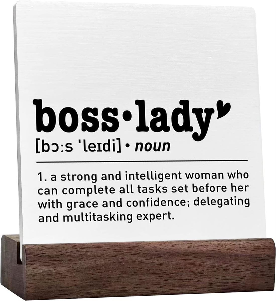 Ceramic Sign 4x4 Inch Boss Lady Thank You Appreciation Gifts For Boss ...