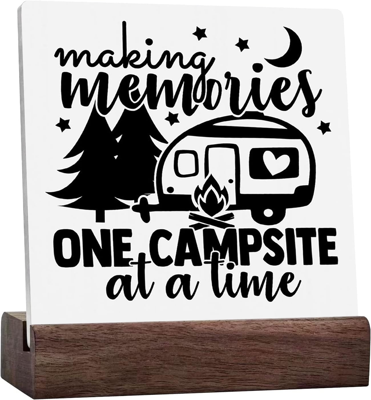 Ceramic Sign 4x4 Inch Camping Decor Bathroom Decor Camper Decor ...