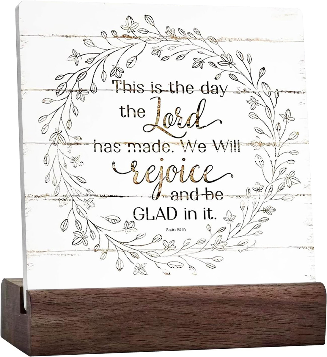 Ceramic Sign 4x4 Inch Christian Decor Christian Decor Bible Verse Decor ...
