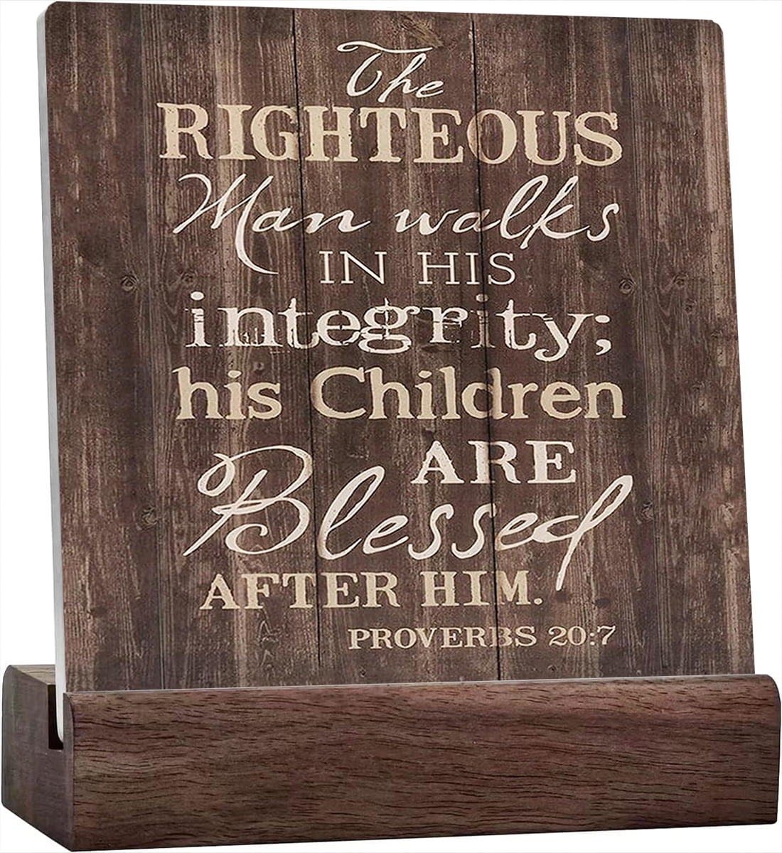 Ceramic Sign 4x4 Inch Christian Wooden Signs Dad Gifts From Daughter ...