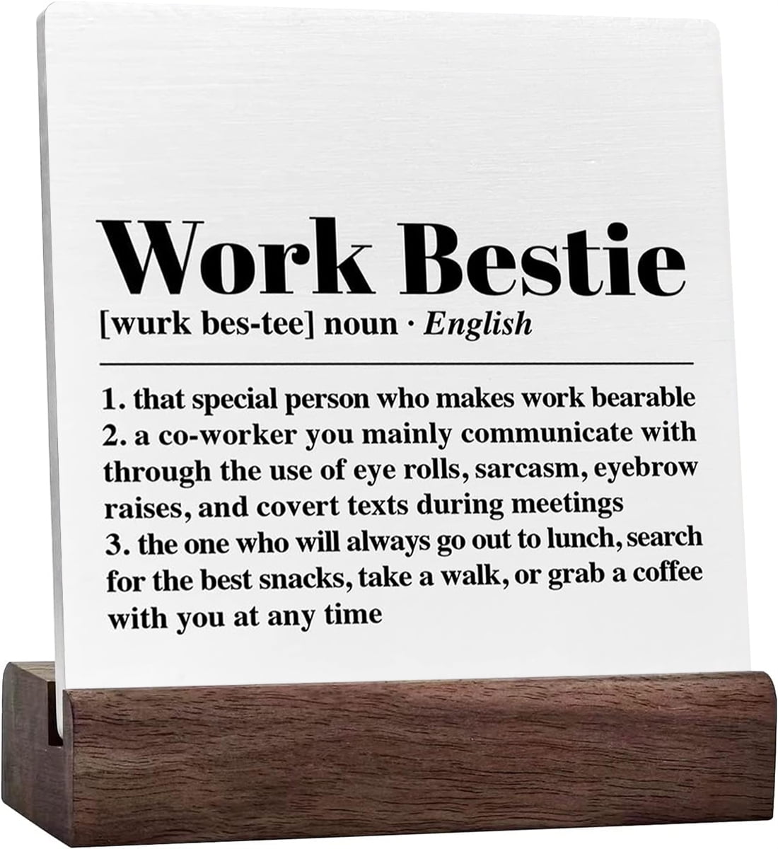 Ceramic Sign 4x4 Inch Coworker Thank You Appreciation Gifts For ...