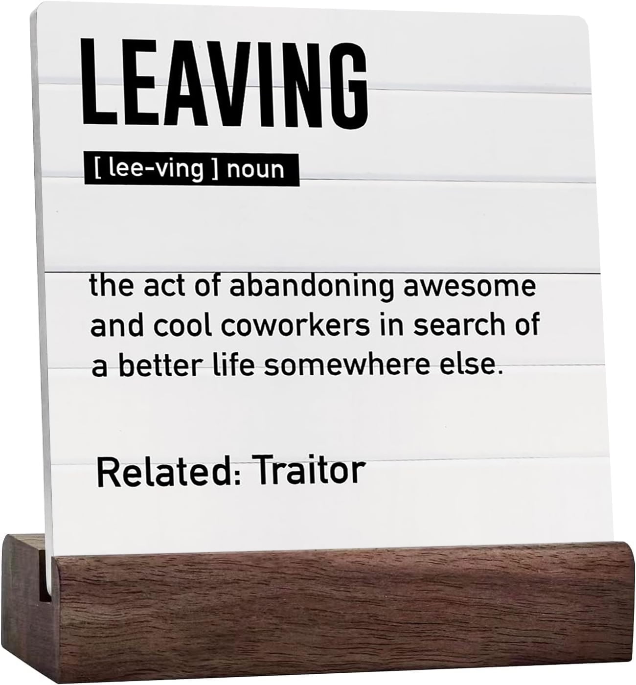 Ceramic Sign 4x4 Inch Decorative Retirement Gifts Cubicle Decor Office ...