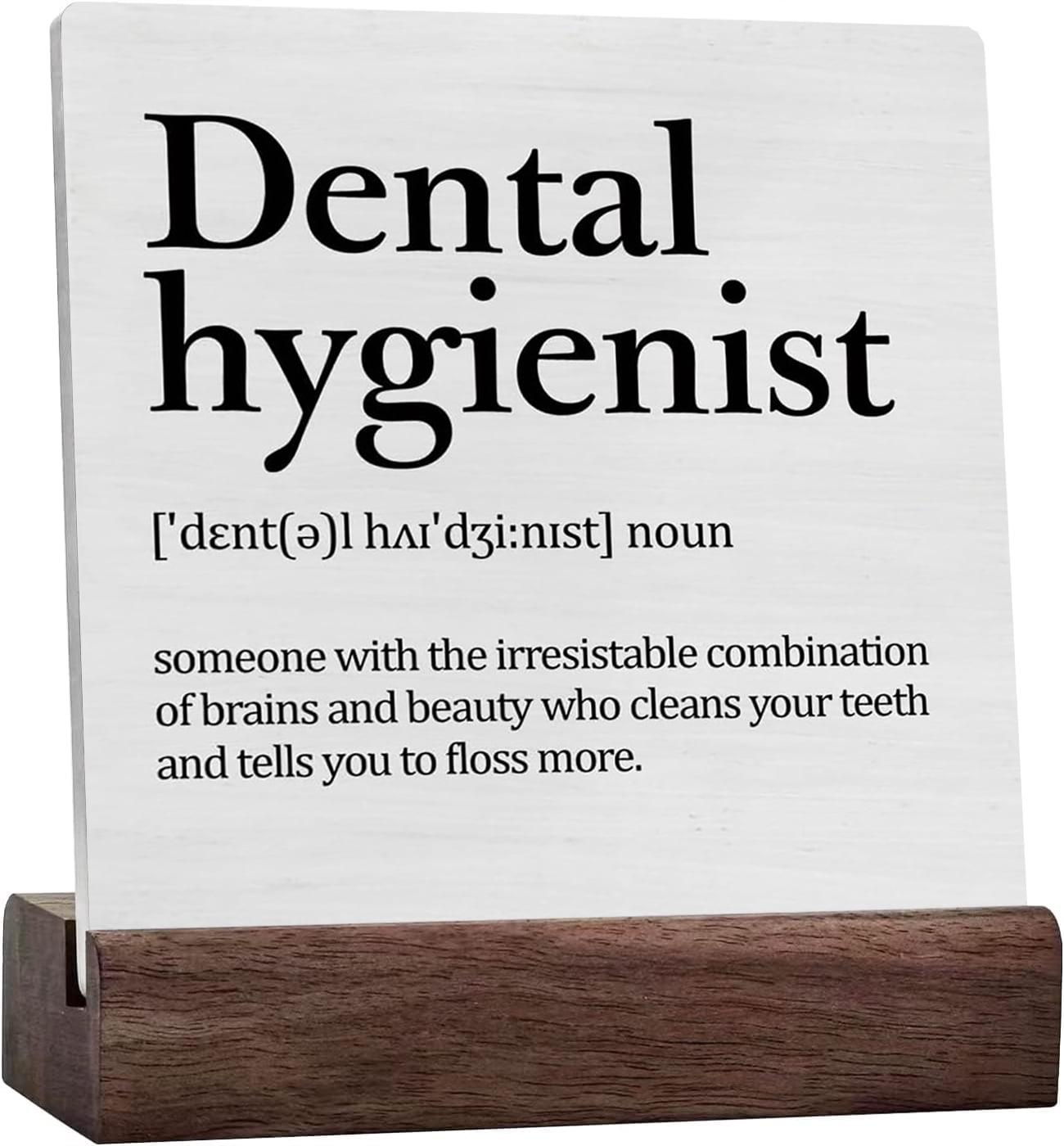 Ceramic Sign 4x4 Inch Dental Office Decor Dentist Gifts For Men Women ...