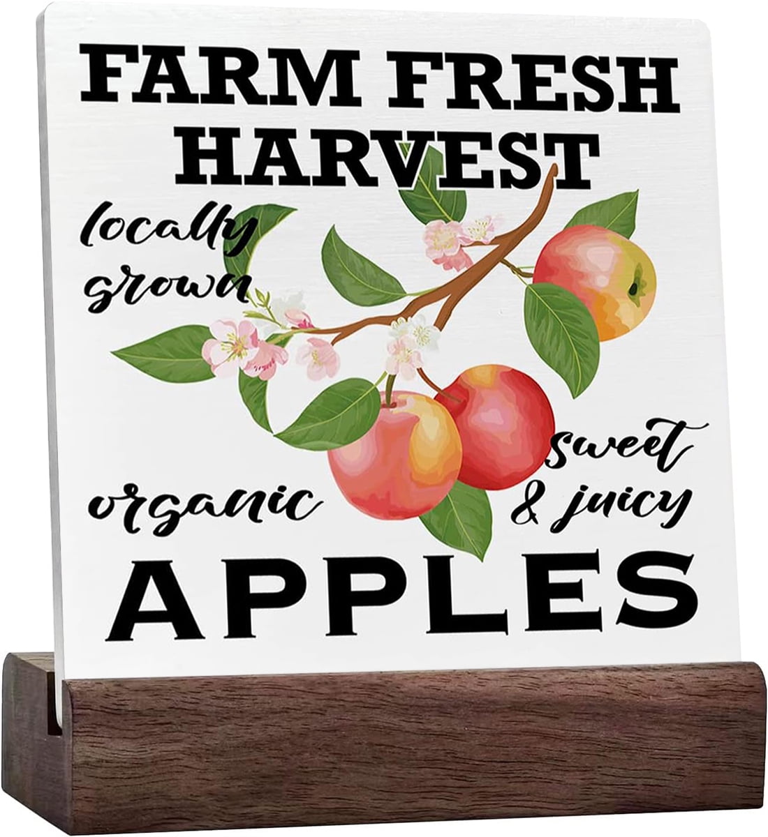Ceramic Sign 4x4 Inch Farmhouse Kitchen Table Decor Plaque Sign with ...