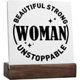Ceramic Sign 4x4 Inch Feminist Desk Decor Feminism Motivational Home ...
