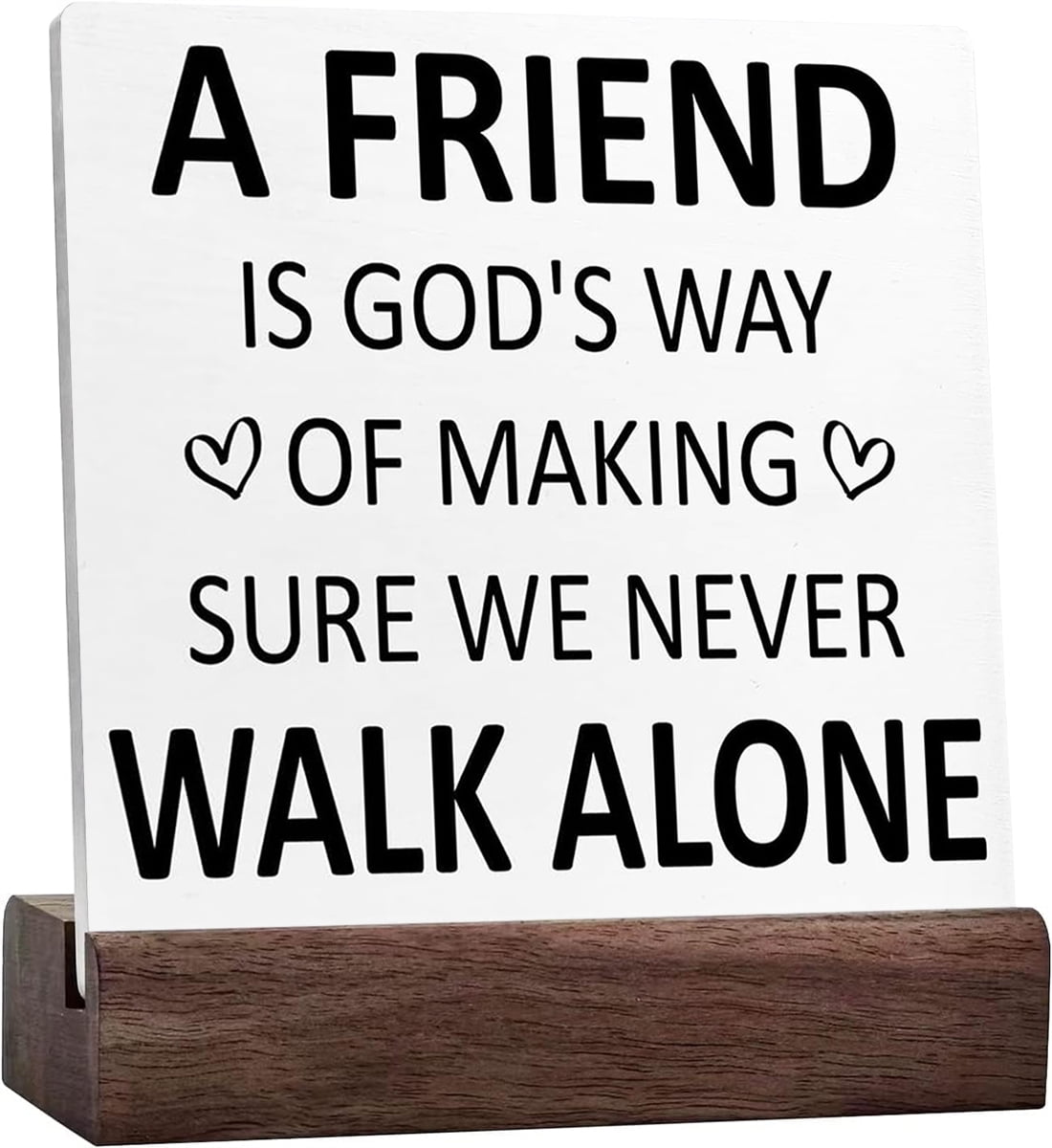 Ceramic Sign 4x4 Inch Friendship Gifts Friendship Best Friend Desk ...