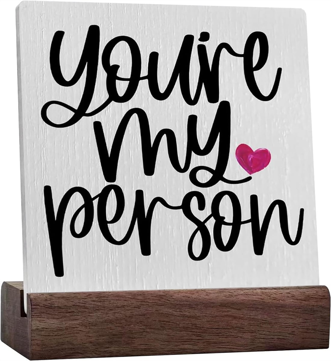 Ceramic Sign 4x4 Inch Friendship Quote Artwork Plaque Sign with Wood ...