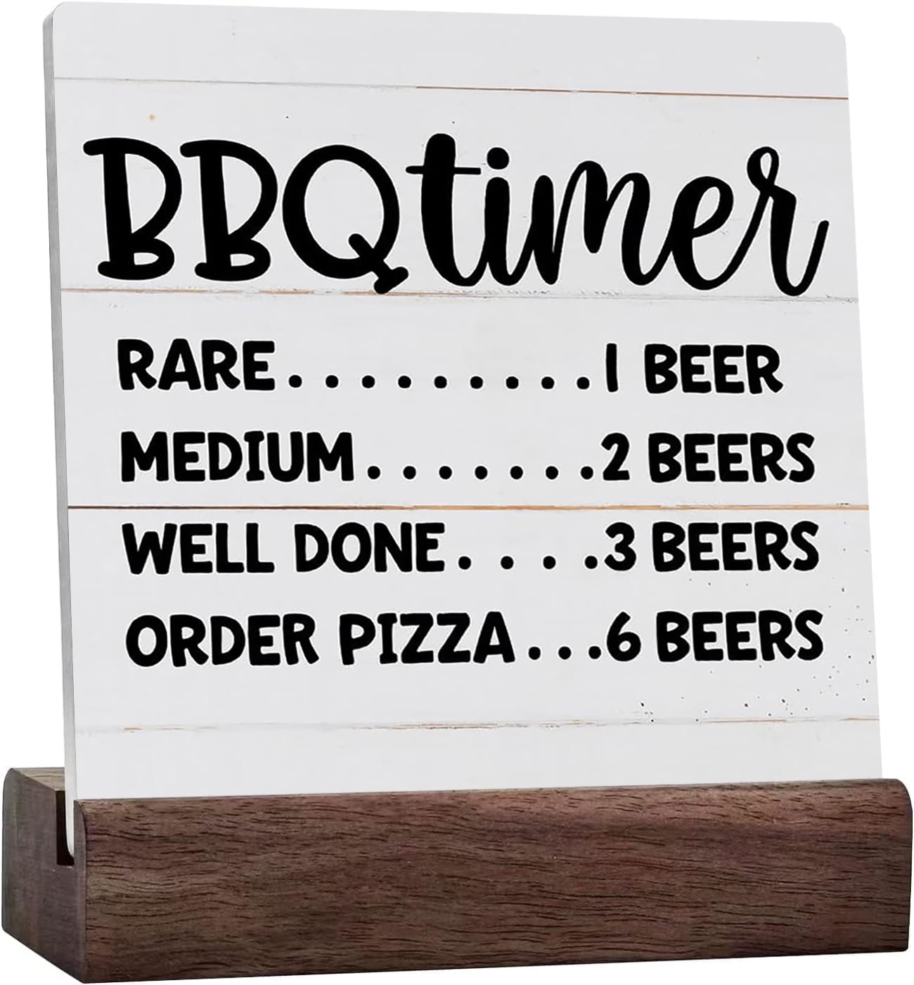 Ceramic Sign 4x4 Inch Funny Bbq Timer Quote Kitchen Decor Farmhouse ...