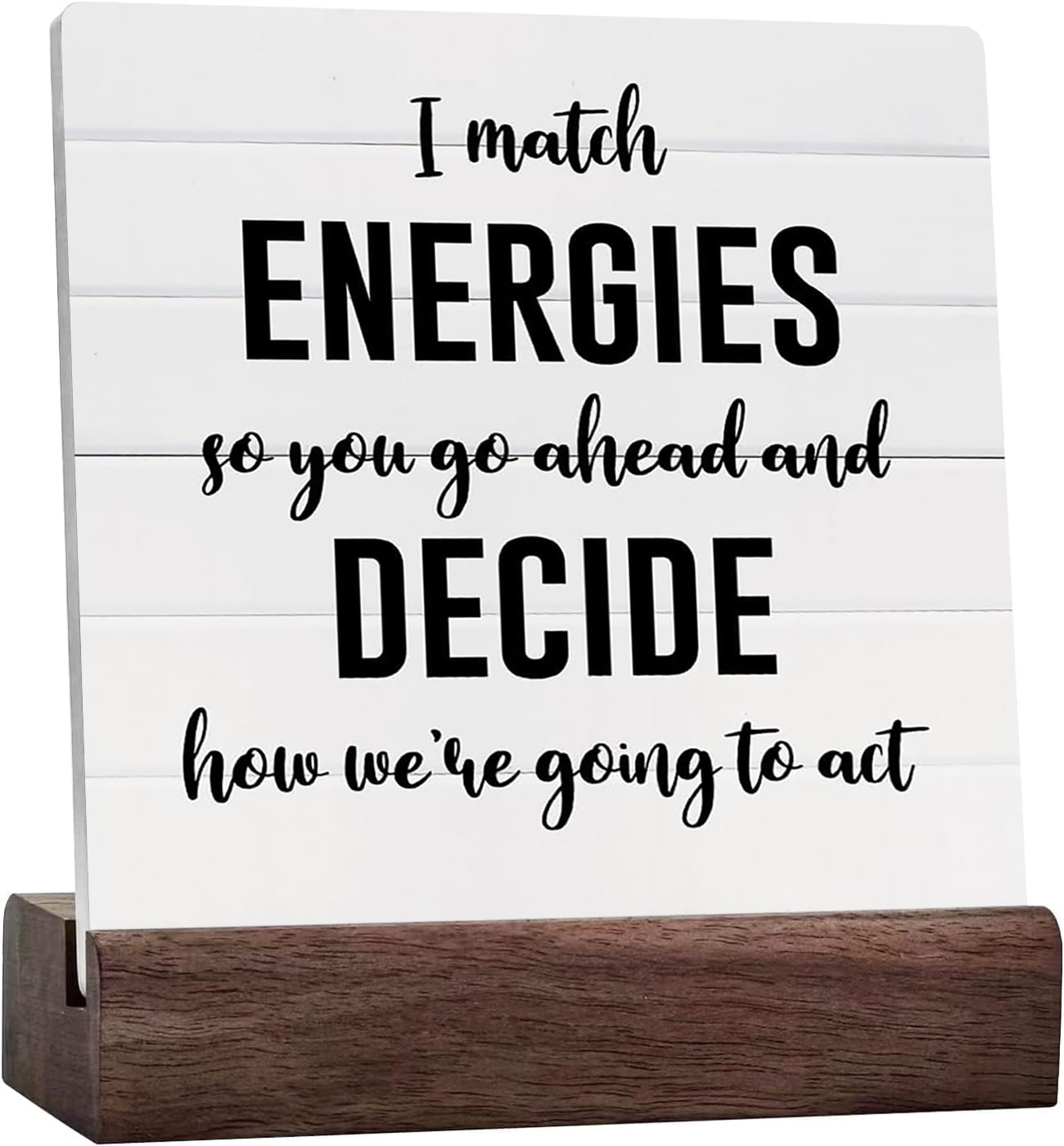 Ceramic Sign 4x4 Inch Funny Cubicle Decor Decorative Inspirational ...