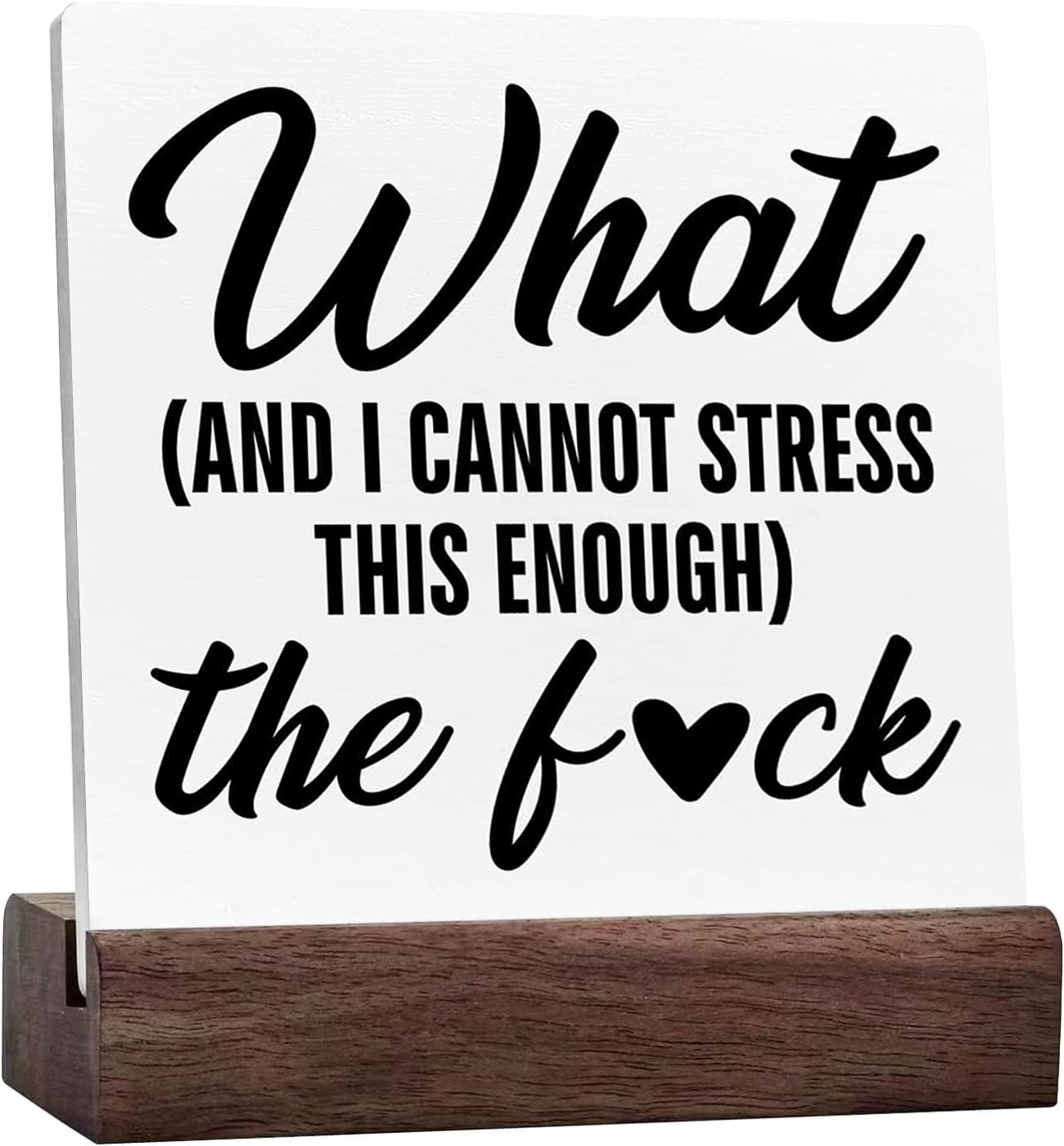 Ceramic Sign 4x4 Inch Funny Office Desk Sign Decor Office Desk Sign ...